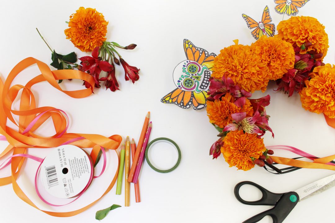 DIY Day of the Dead Flower Crown | Bouqs Blog