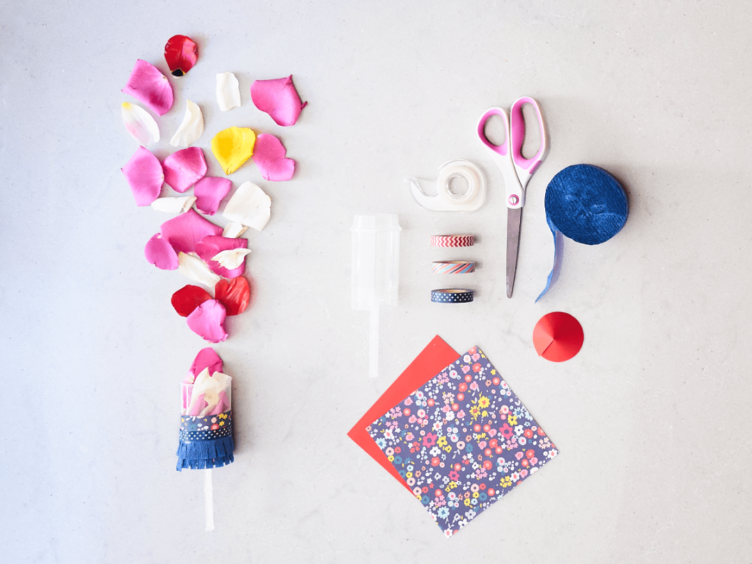 DIY Floral Party Poppers For Fourth of July | Bouqs Blog