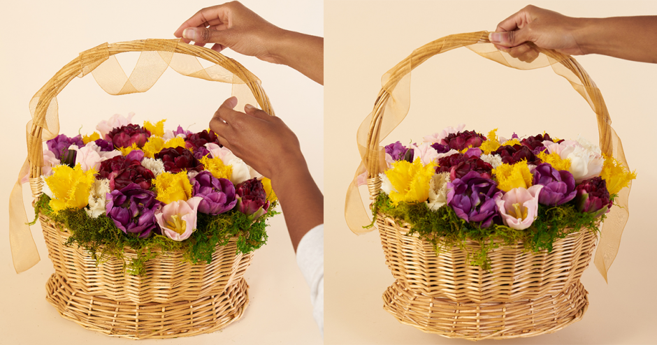 DIY 'Spring Vibes' Easter Basket | Bouqs Blog