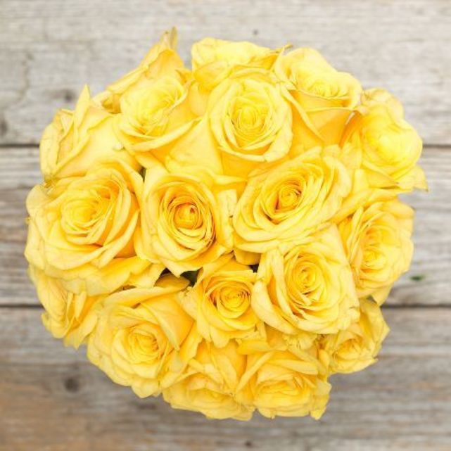 Canary Yellow Rose Flower Bouquet - The Bouqs Co.