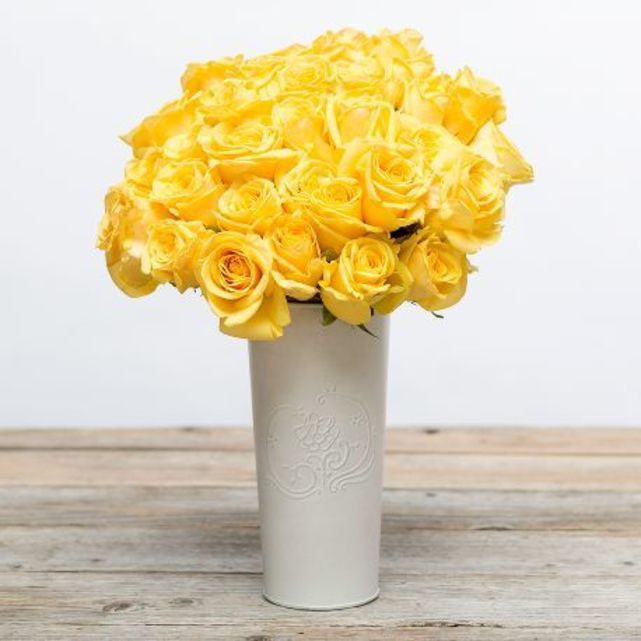Canary Yellow Rose Flower Bouquet - The Bouqs Co.