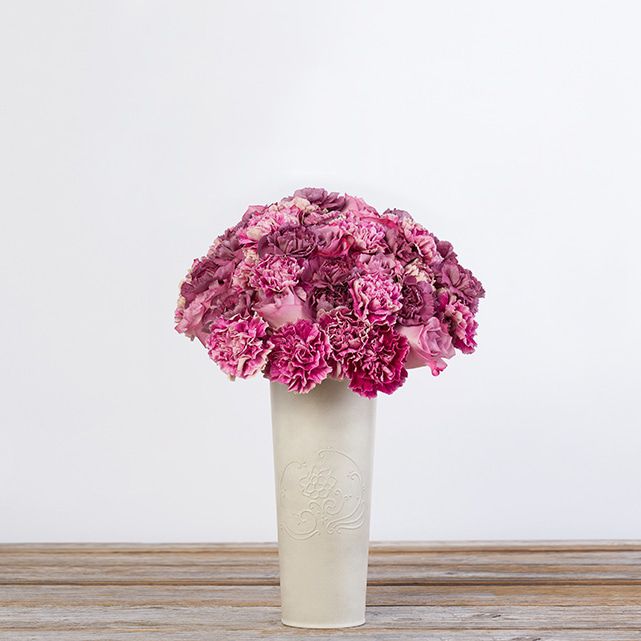 Purple Carnation and Two-Tone Rose Bouquet - The Bouqs Co.
