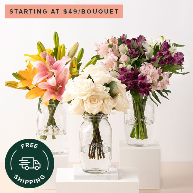 Three Bouquet Gift Trio with Classic Bouquets - The Bouqs Co.