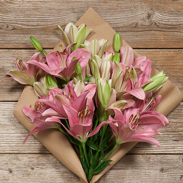 Pink Asiatic Lily Flowers - The Bouqs Co.