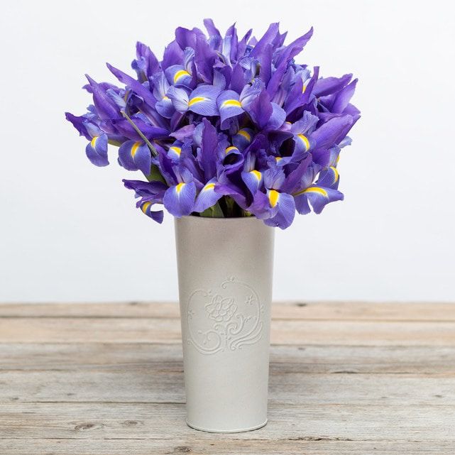 Purple Iris Floral Arrangement - The Bouqs Co.