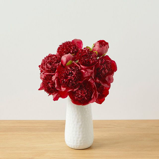 Red Peony Flower Arrangement - The Bouqs Co.