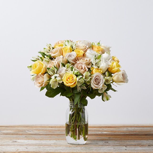 Butterscotch, Astral & Early Gray Roses - The Bouqs Co.
