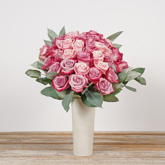 Deep Purple, Shy & Moody Blue Roses Bouquet - The Bouqs Co.