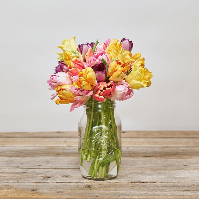 Assorted Tulip Flower Arrangement - The Bouqs Co.