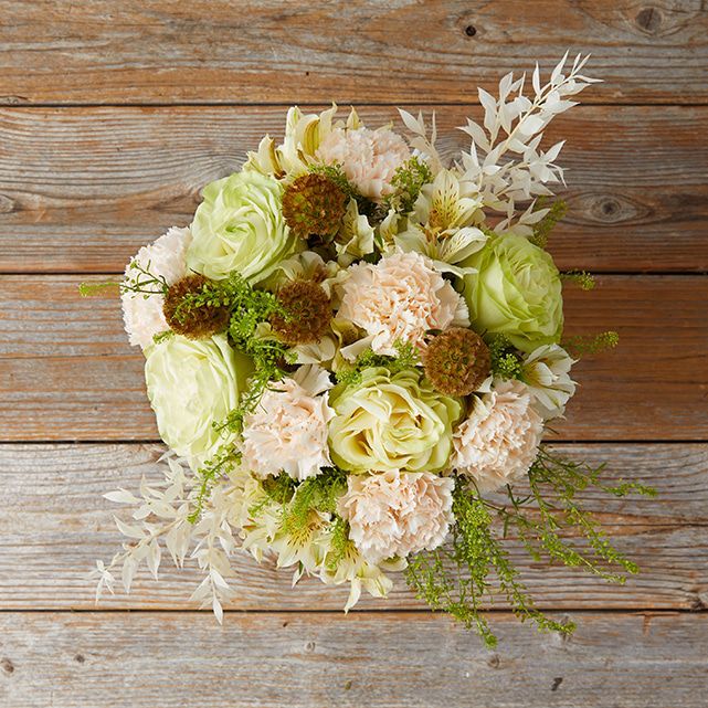 Fresh Vintage Carnations + Preserved Ruscus - The Bouqs Co.